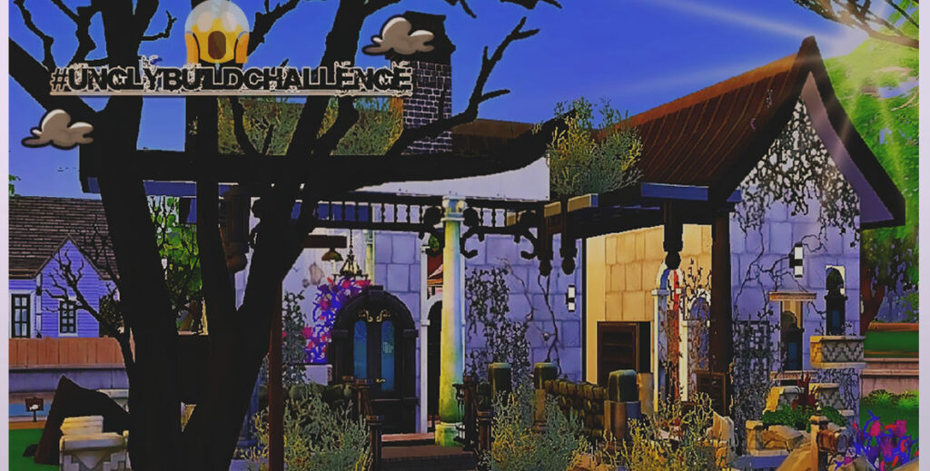 Reto de Construcción: #UnglyBuildingChallenge (Una casa fea) - Simlish 4