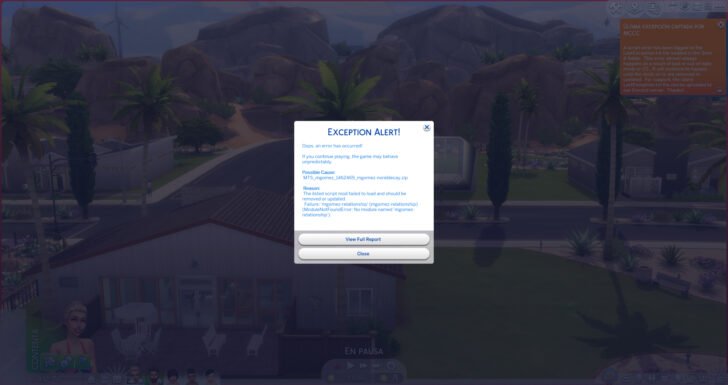 Better Exceptions Sims 4: Detecta Errores en Mods y CC