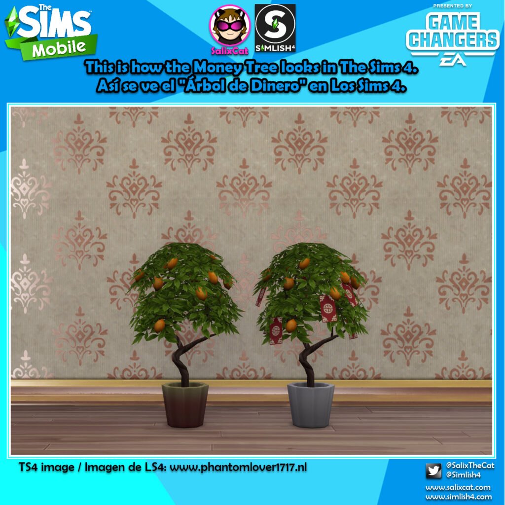 Los Sims Móvil: Pack "Árbol de dinero" - Simlish 4