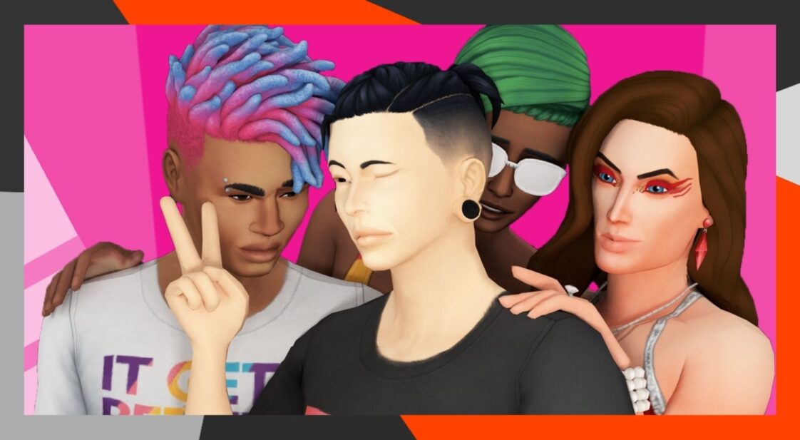 Mods: Vive a tope el mundo LGBT en Los Sims 4 - Simlish 4