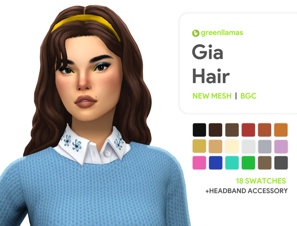 CC: Top 10 cabellos con diademas para mujeres en Los Sims 4 - Simlish 4