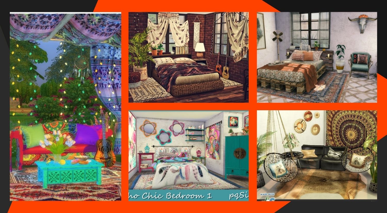 cc sims 4 boho chic | Simlish 4