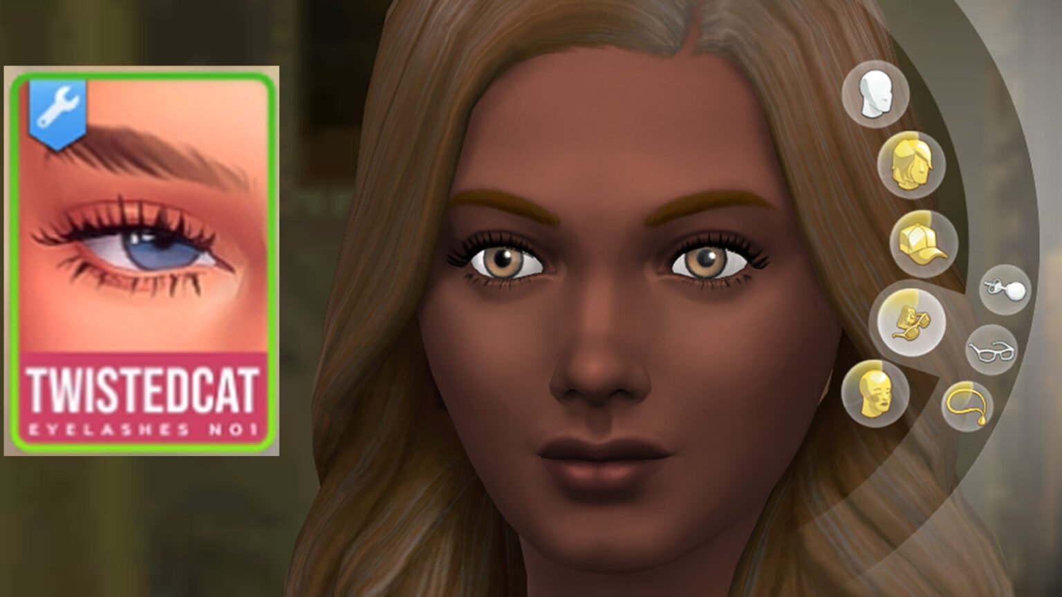 CC: Pestañas realistas por TwistedCat - 3D Eyelashes No.1 para Los Sims ...