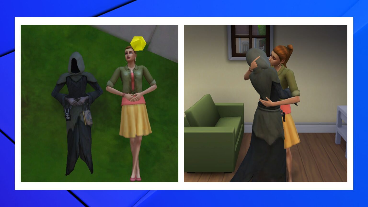Enamorando a La Parca en Los Sims 4 - Simlish 4