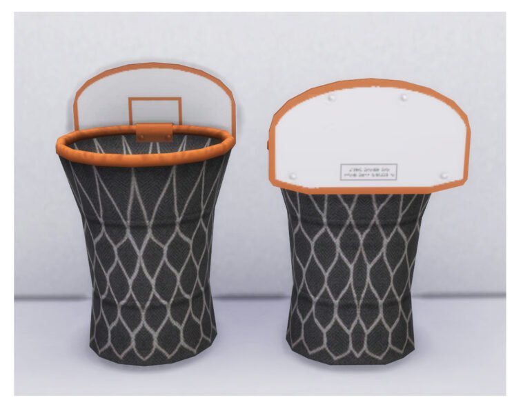 CC: "Sim City Simmer Hoop Hamper" en Los Sims 4 por Menaceman44 - Simlish 4
