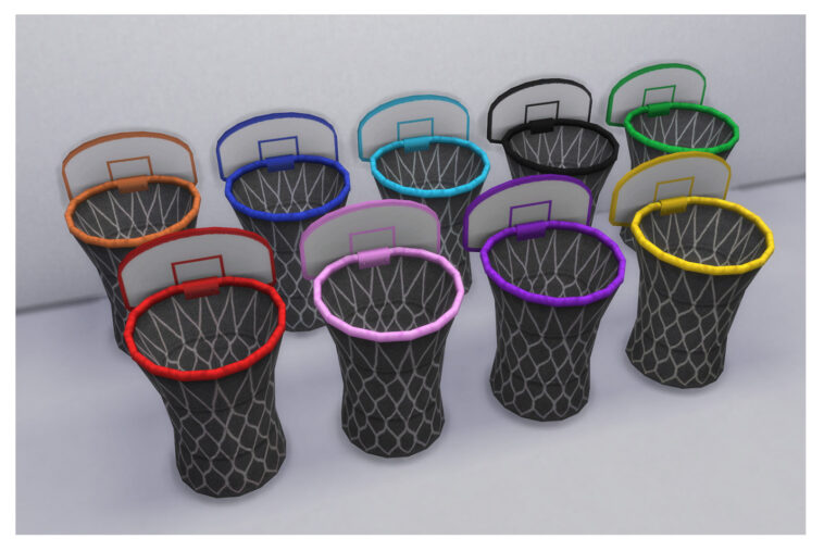 CC: "Sim City Simmer Hoop Hamper" en Los Sims 4 por Menaceman44 | Simlish 4