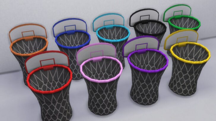 CC: "Sim City Simmer Hoop Hamper" en Los Sims 4 por Menaceman44 | Simlish 4