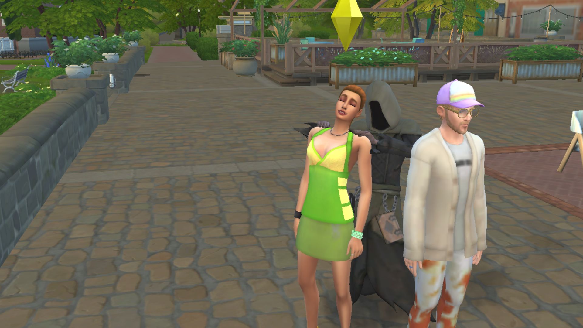 Enamorando a La Parca en Los Sims 4 - Simlish 4