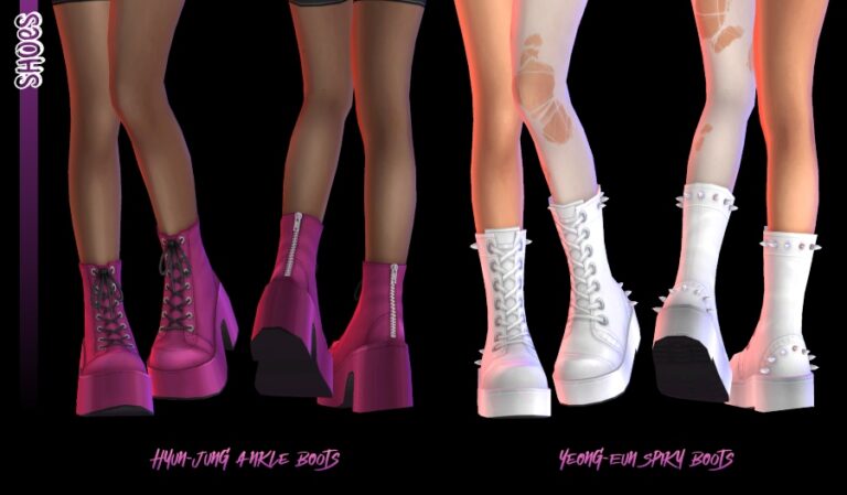 CC: Colección Laces and Spikes de Trillyke para Los Sims 4 | Simlish 4