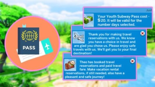 Mod: SimNation Travel para Los Sims 4 - Simlish 4