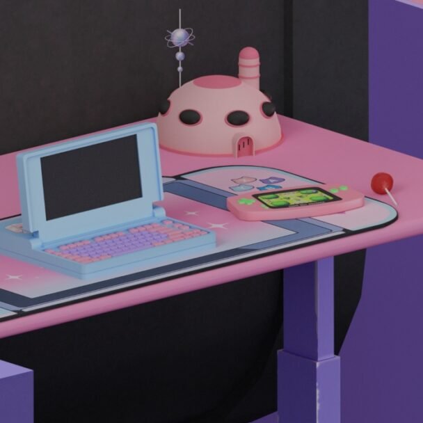 CC: Cyber girls set de decoración para Los Sims 4 - Simlish 4