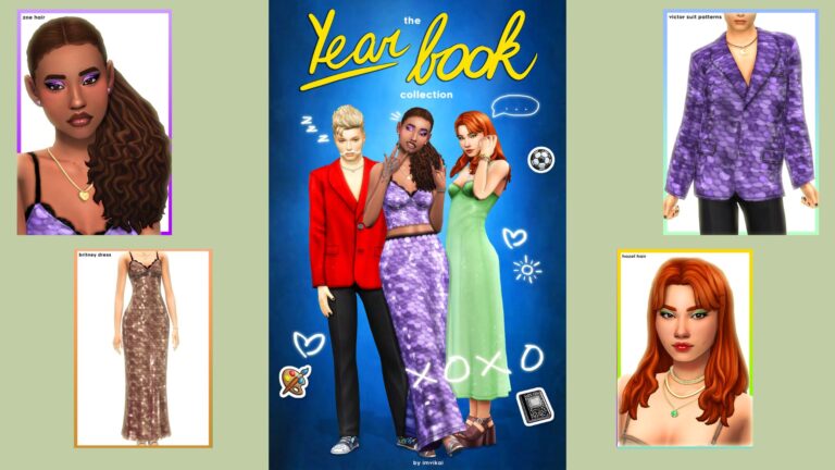 CC: The Yearbook ropa para adolescente en Los Sims 4 | Simlish 4