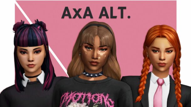 CC: "AxA Alt" en Los Sims 4 por AHarris00Britney y Ayoshi - Simlish 4