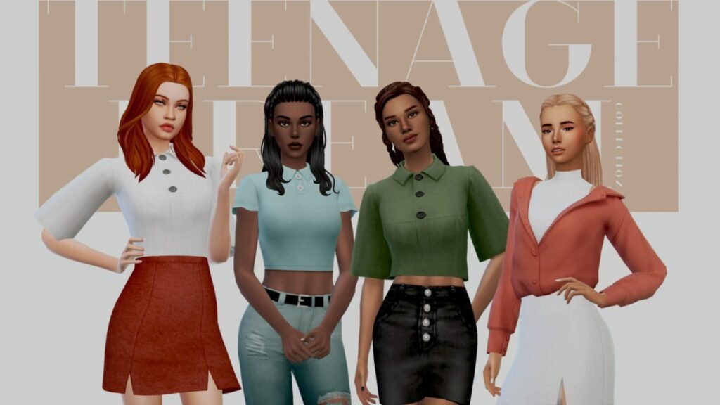 CC: Teenage Dream Collection de Emerald's - Simlish 4