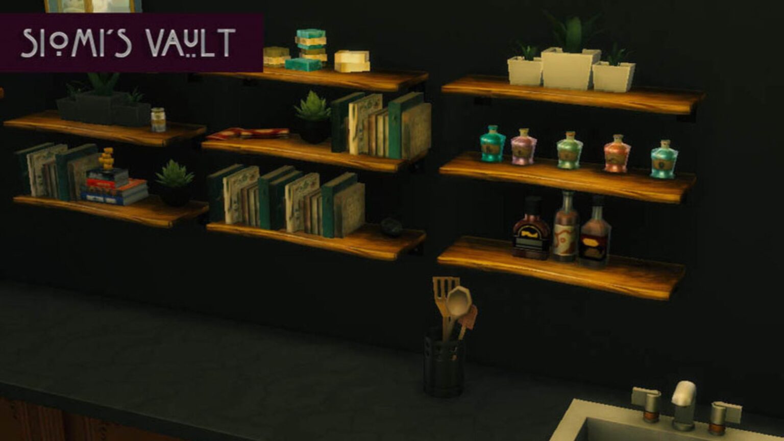 CC: Sets de objetos decorativos para Halloween de Siomi'sVault - Simlish 4