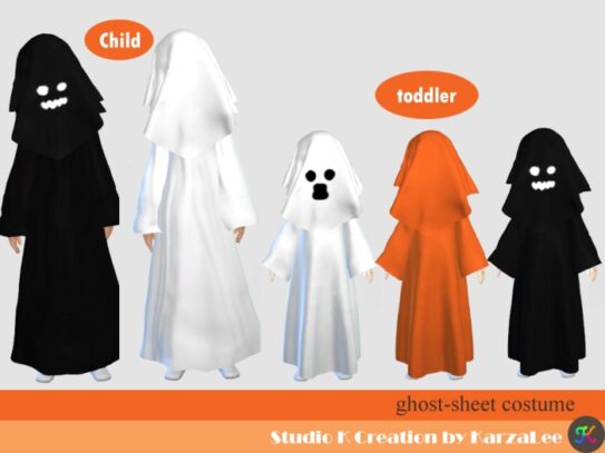 CC: Disfraces de Halloween para infantes y niños en Los Sims 4. | Simlish 4