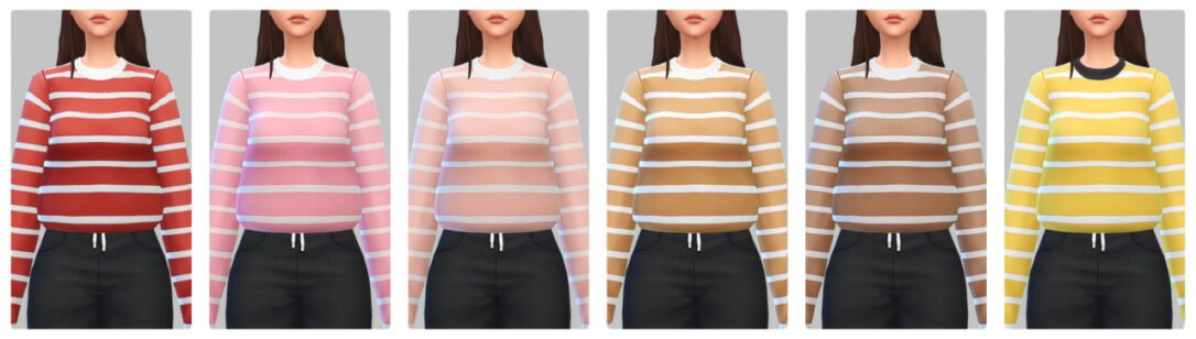 CC: "Chelsy Tshirt" en Los Sims 4 por Pixelunivairse - Simlish 4