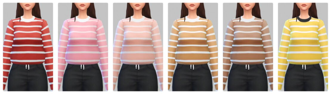 CC: "Chelsy Tshirt" en Los Sims 4 por Pixelunivairse - Simlish 4