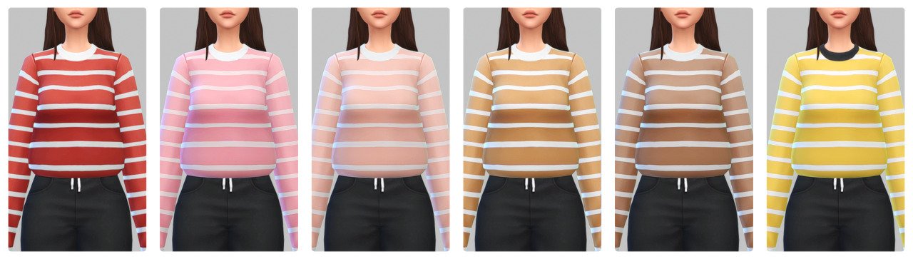 CC: "Chelsy Tshirt" en Los Sims 4 por Pixelunivairse - Simlish 4