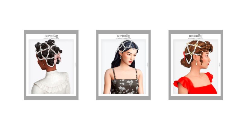 CC: "Epiphany Headpiece" en Los Sims 4 por Serenity - Simlish 4