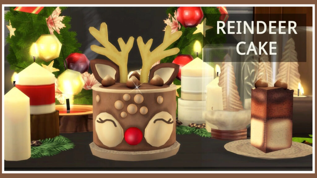 Mod: Pastel de reno, por Icemunmun para Los Sims 4 - Simlish 4
