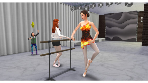 Mod: Barra de ballet funcional, por Mercuryfoam para Los Sims 4 | Simlish 4