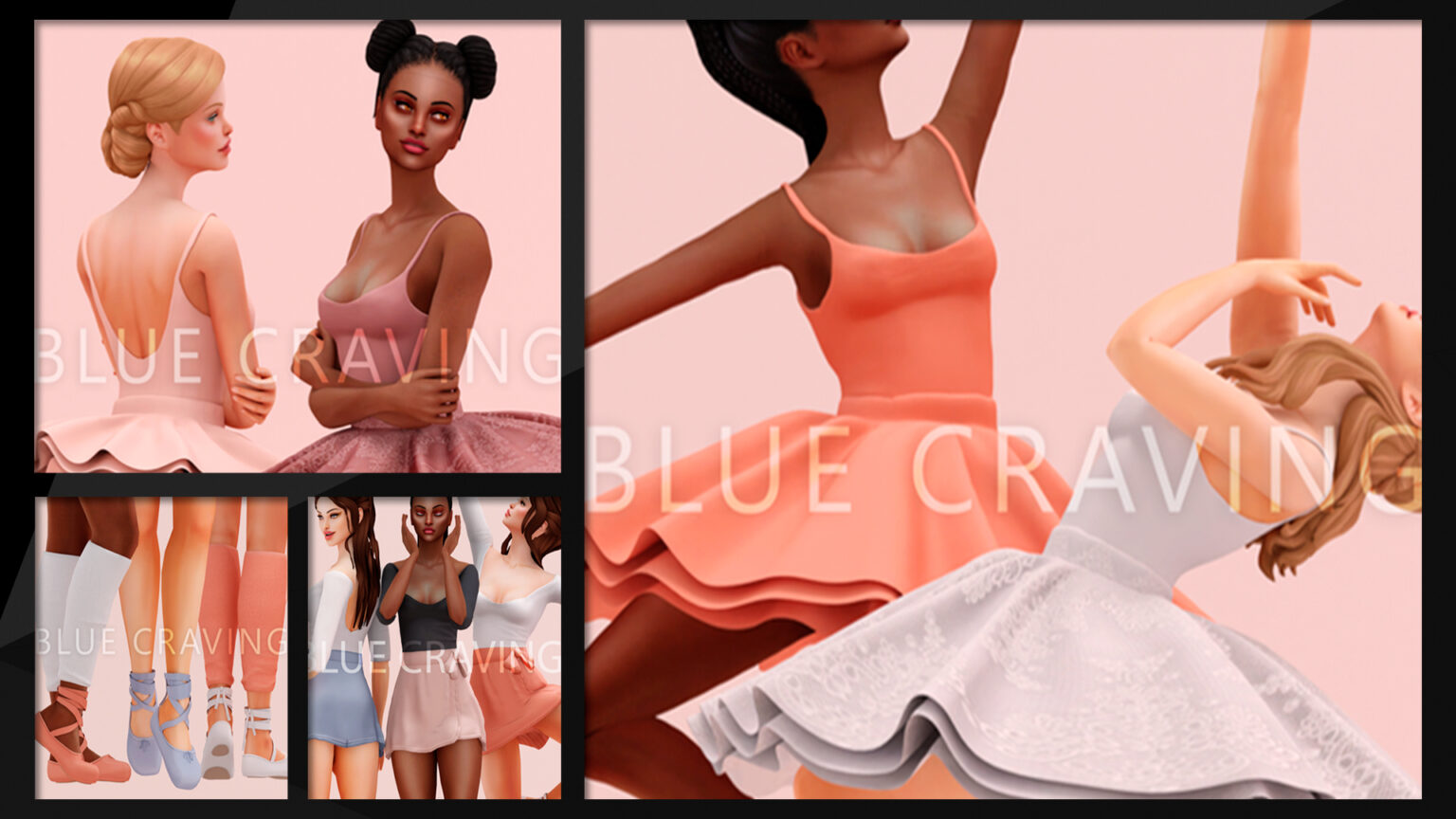 CC: Practica ballet con la ropa más bonita en Los Sims 4 | Simlish 4