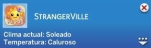 Mod: Consulta el clima de cualquier mundo Sim, con la app Clima Sul Sul ...