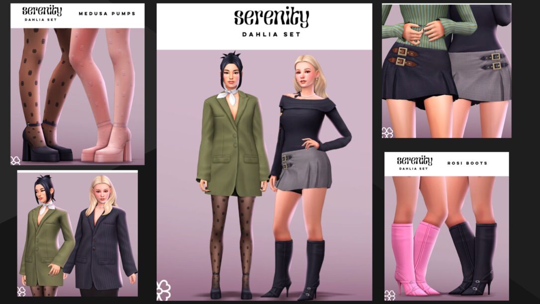 CC: Increíble colección de ropa y zapatos MaxisMatch para mujer creado ...