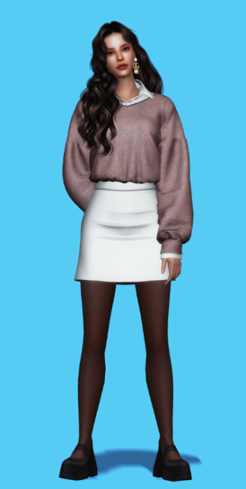 CC: Precioso conjunto de falda y jersey para mujer creado por GorillaX3 ...