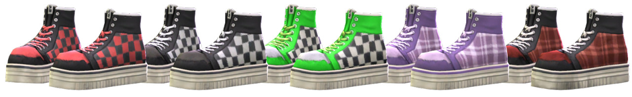 CC: "Grunge Revamp Shoes" en Los Sims 4 por Trillyke | Simlish 4