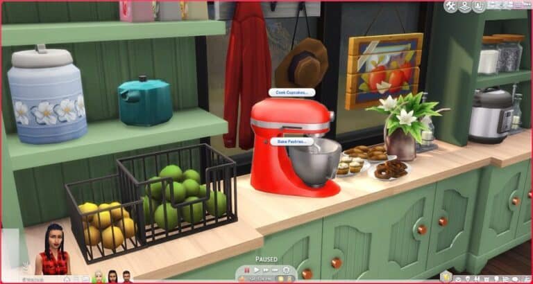 Batidora funcional de cocina para Los Sims 4 - Simlish 4