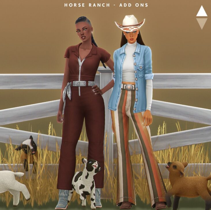 CC: Maravilloso set de ropa estilo ranchero creado por Simcelebrity00 ...